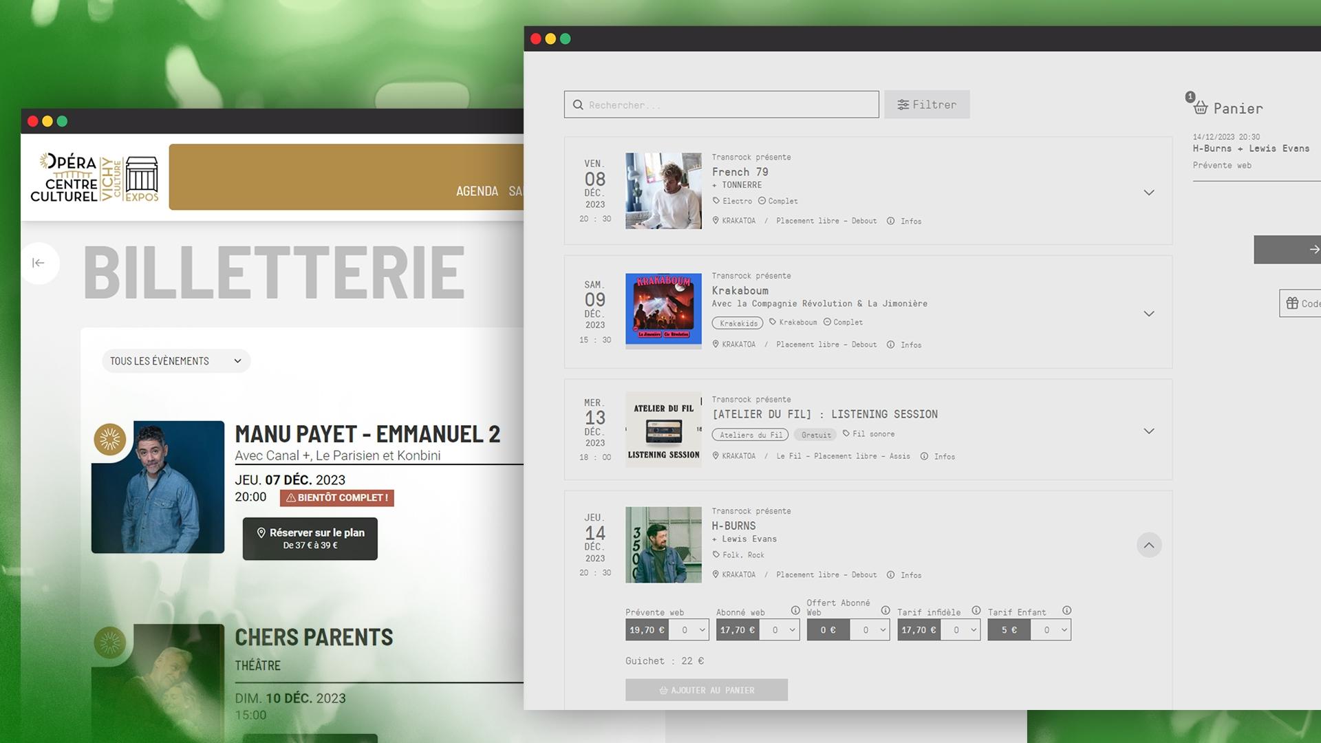 Développer vos ventes avec une interface billetterie “achat rapide ...